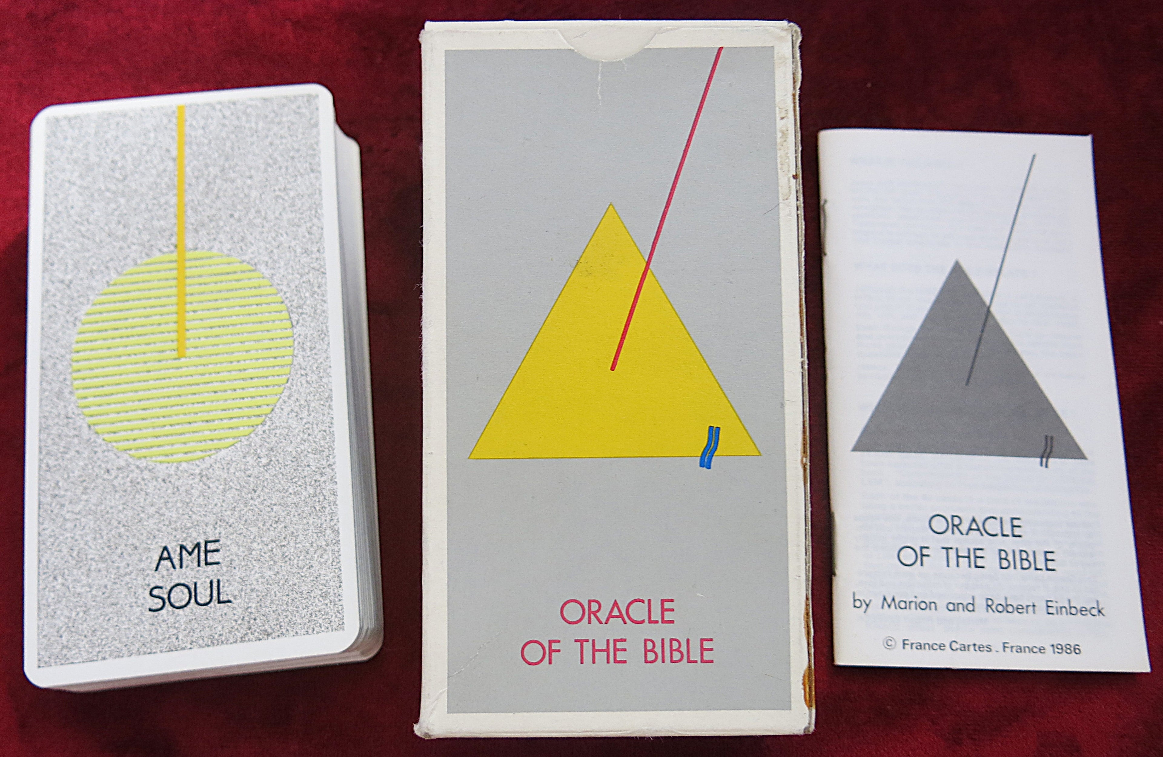 The Bible Oracle 1986 - Sacred geometry Cards - The Book of Wisdom Car ...