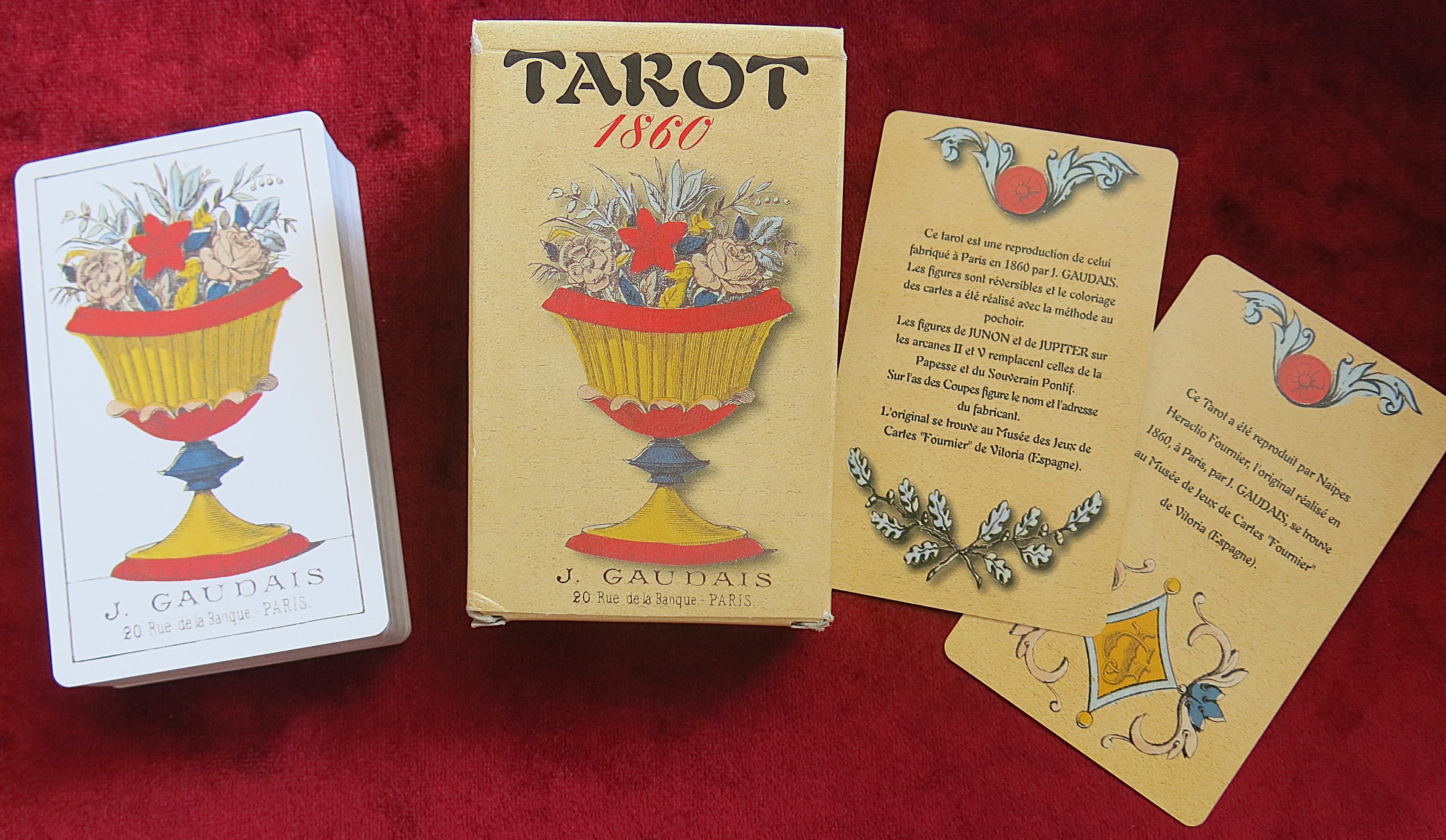 Historical Tarot 1860 J. Gaudais - Ancient Tarot Deck – Antique Arcana