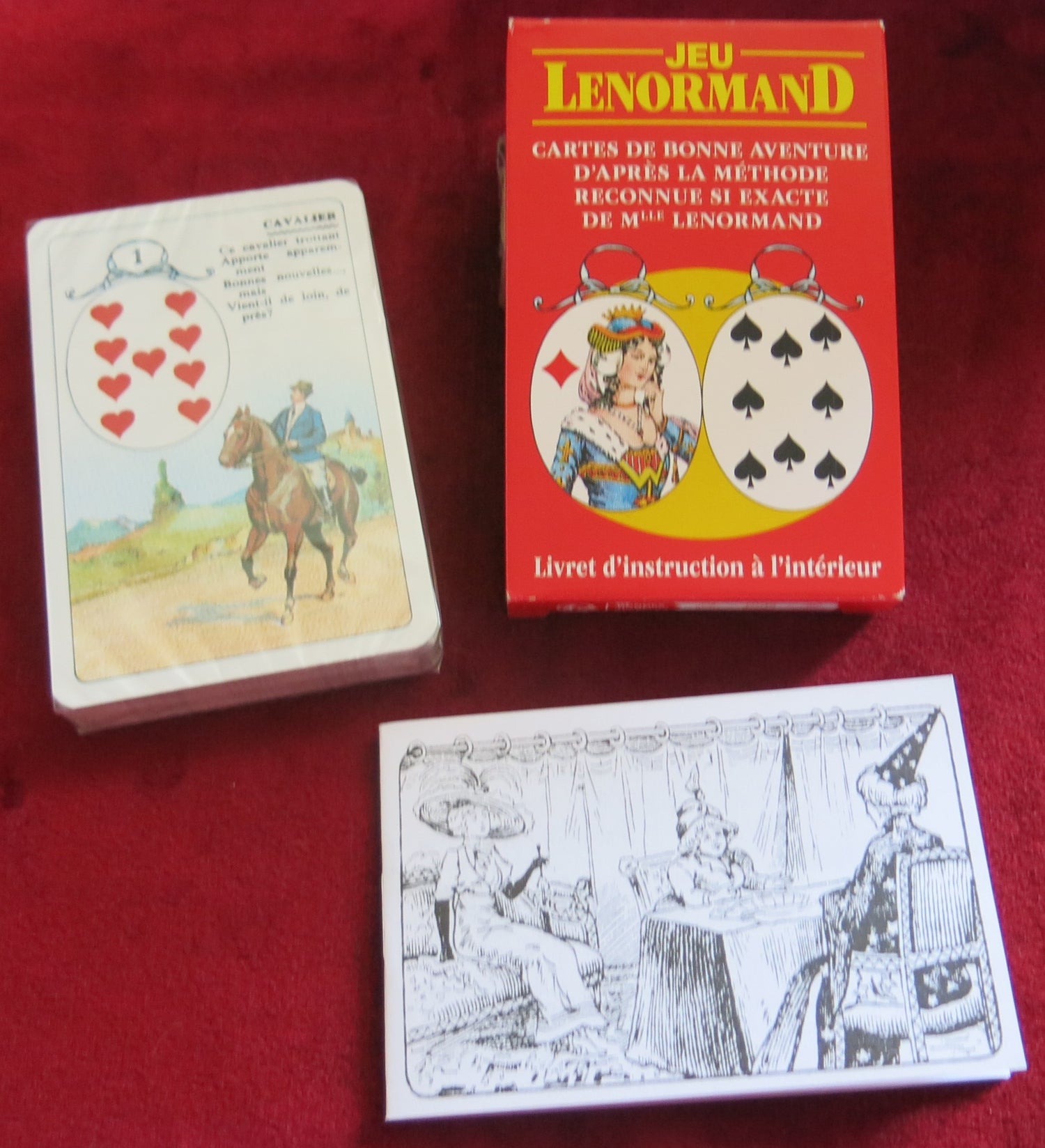 Jeu Lenormand vintage French - Carta Mundi 1999 - Miss Lenormand Cards ...