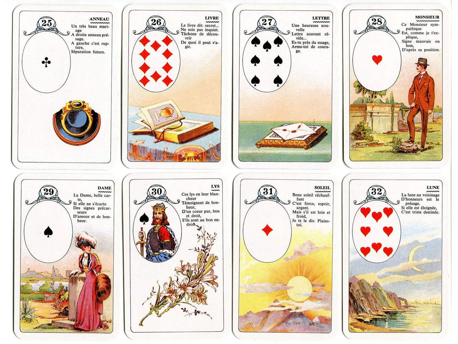 Jeu Lenormand vintage French - 1999 - Miss Lenormand Cards – Antique Arcana