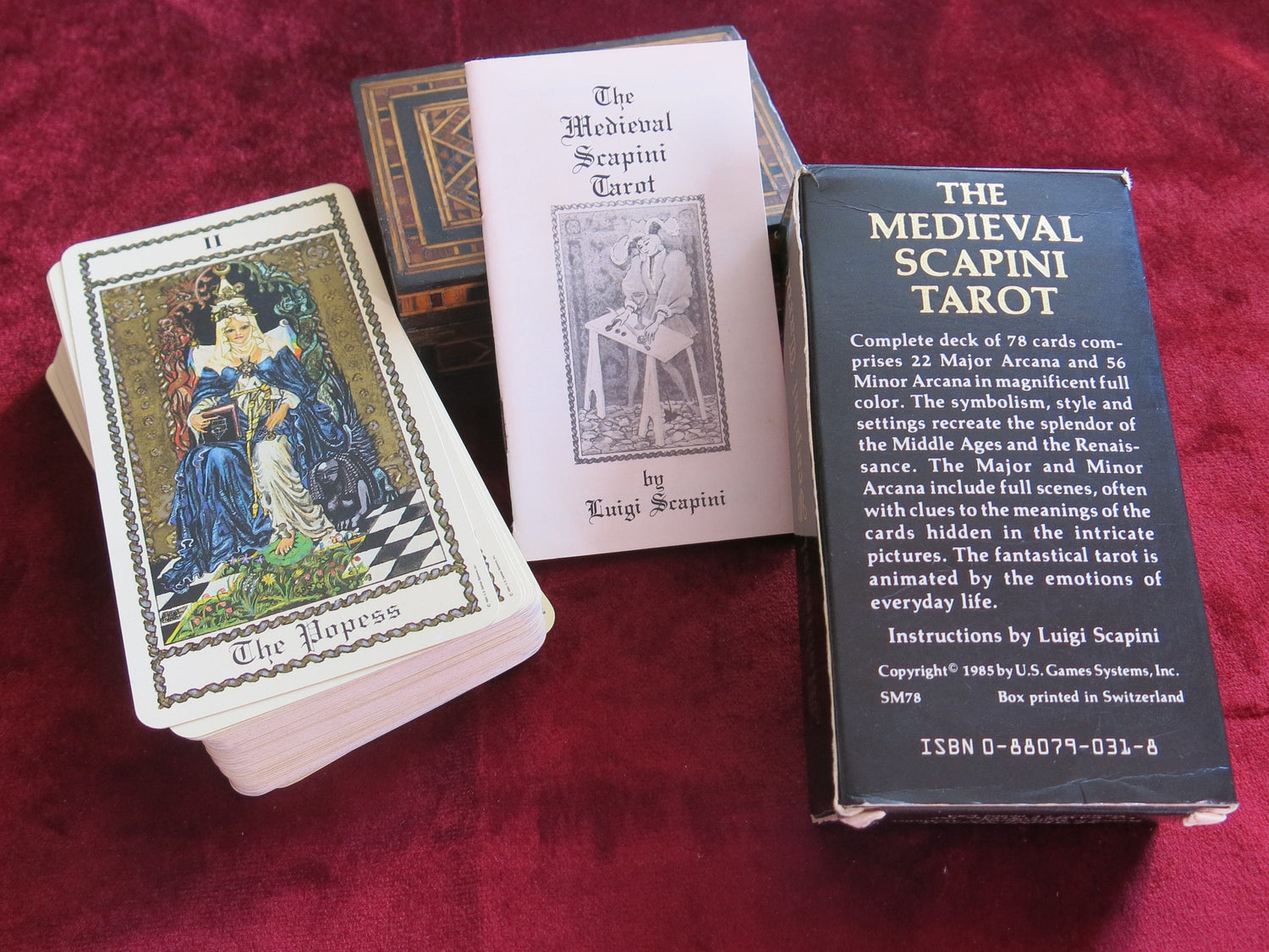 Medieval Scapini Tarot 1985 - ANCIEN JEU TAROT THE MEDIEVAL SCAPINI ...