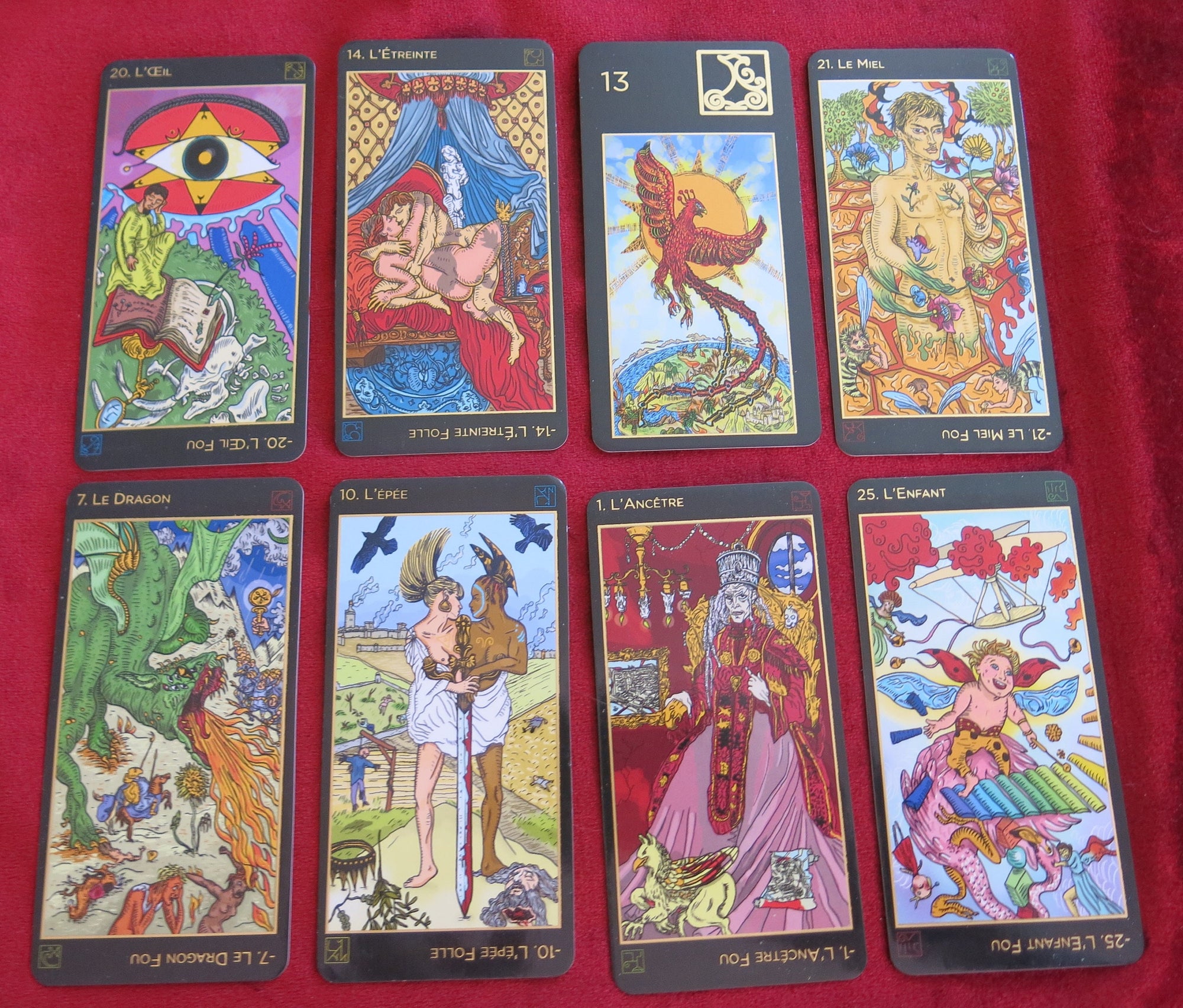 The Phoenix deck – Philosophical Tarot – Antique Arcana