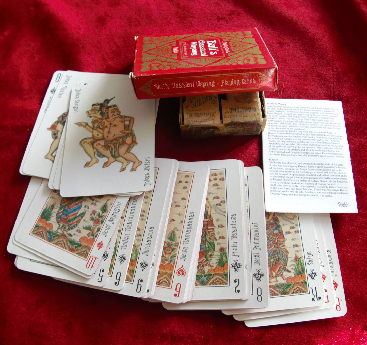 Bali’s Classical Wayang Playing Cards – Antique Arcana